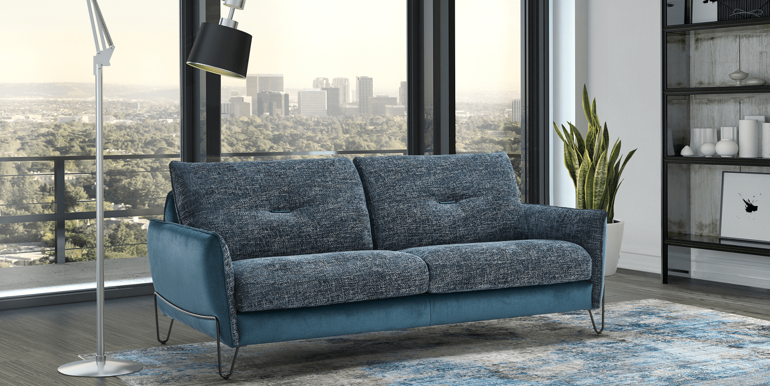 Canapé large assise confortable 3,5 places FLOW - Crozatier | Maison ...