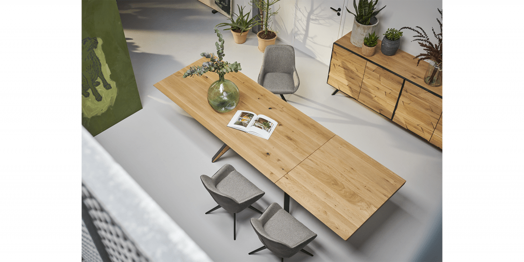 Table à manger industrielle extensible CAPLA - Crozatier | Maison Crozatier