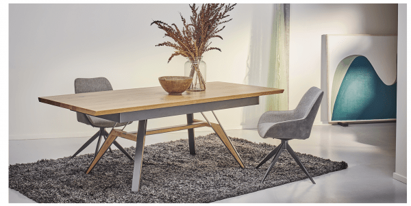 Table à manger industrielle extensible CAPLA - Crozatier | Maison Crozatier